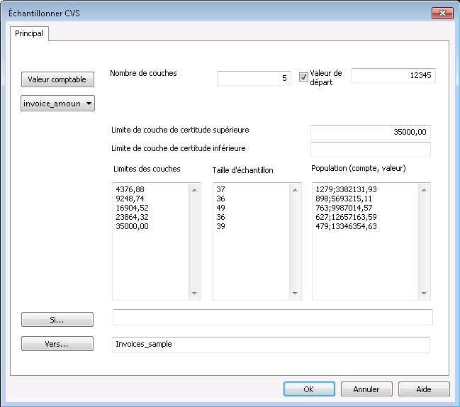 Échantillonnage de variables classiques - Tutoriel