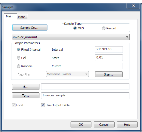 Monetary unit sampling tutorial