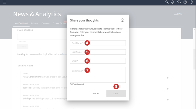 Requesting new features