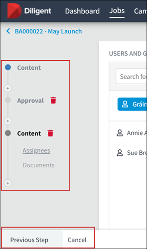 Add steps to a workflow